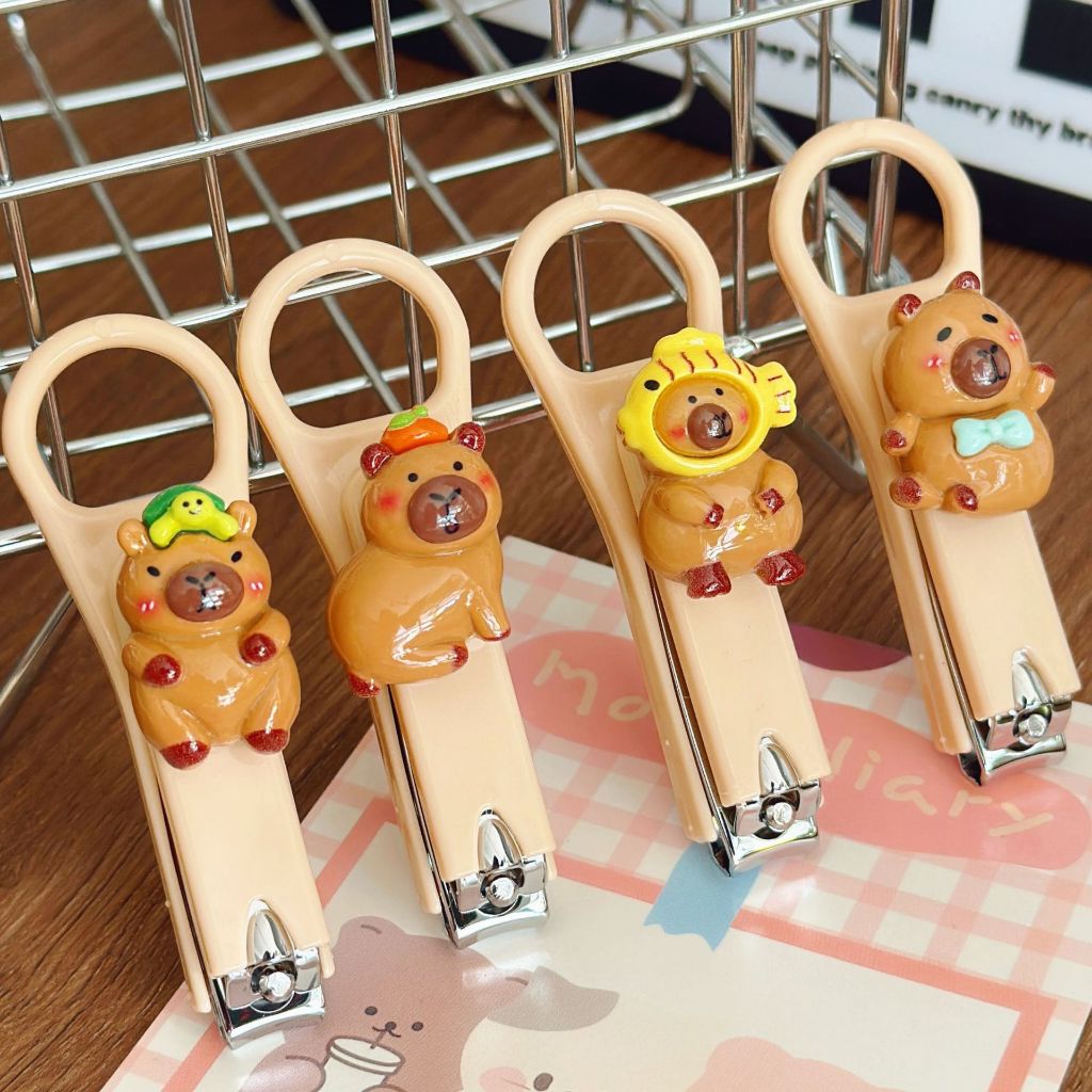 Nail Clipper Cute Capybara Nail Clipper Piece | Shopee Singapore