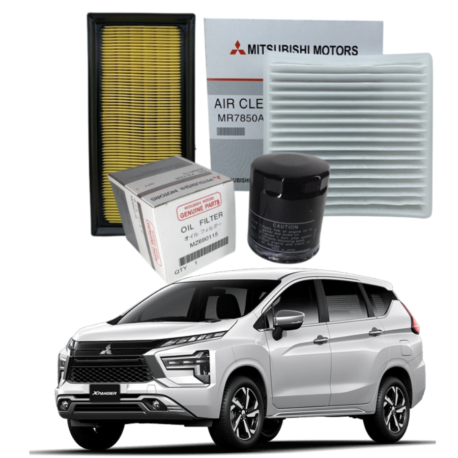 {Mitsubishi Xpander} Combo oil filter - air conditioner filter - engine ...