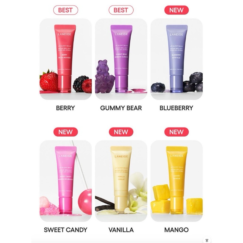 [NEW MODEL] LANEIGE GLOWY LIP (genuine) | Shopee Singapore