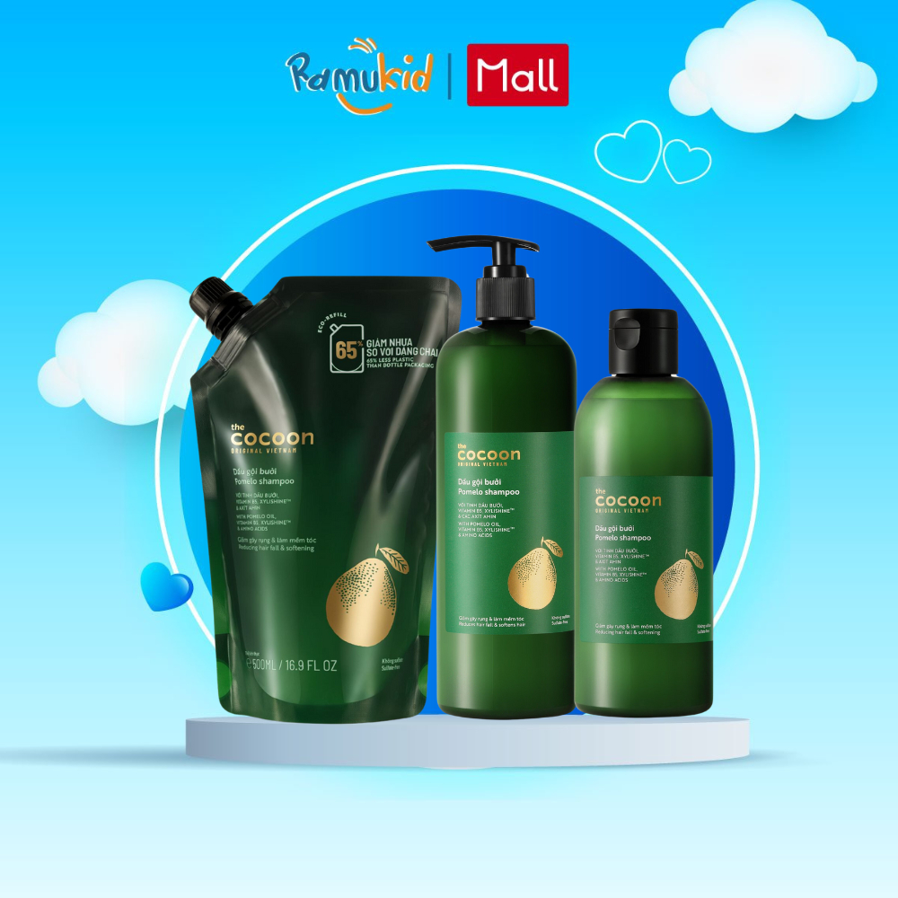 Cocoon Pomelo Shampoo 310ml - 500ml helps reduce hair loss, stimulate ...