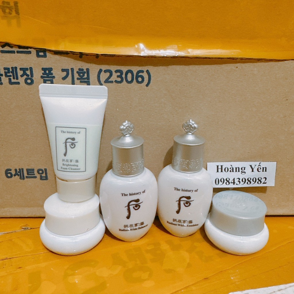 Whoo skin whitening SET 5 pieces (SEPARATE SET WITHOUT BOX) | Shopee ...