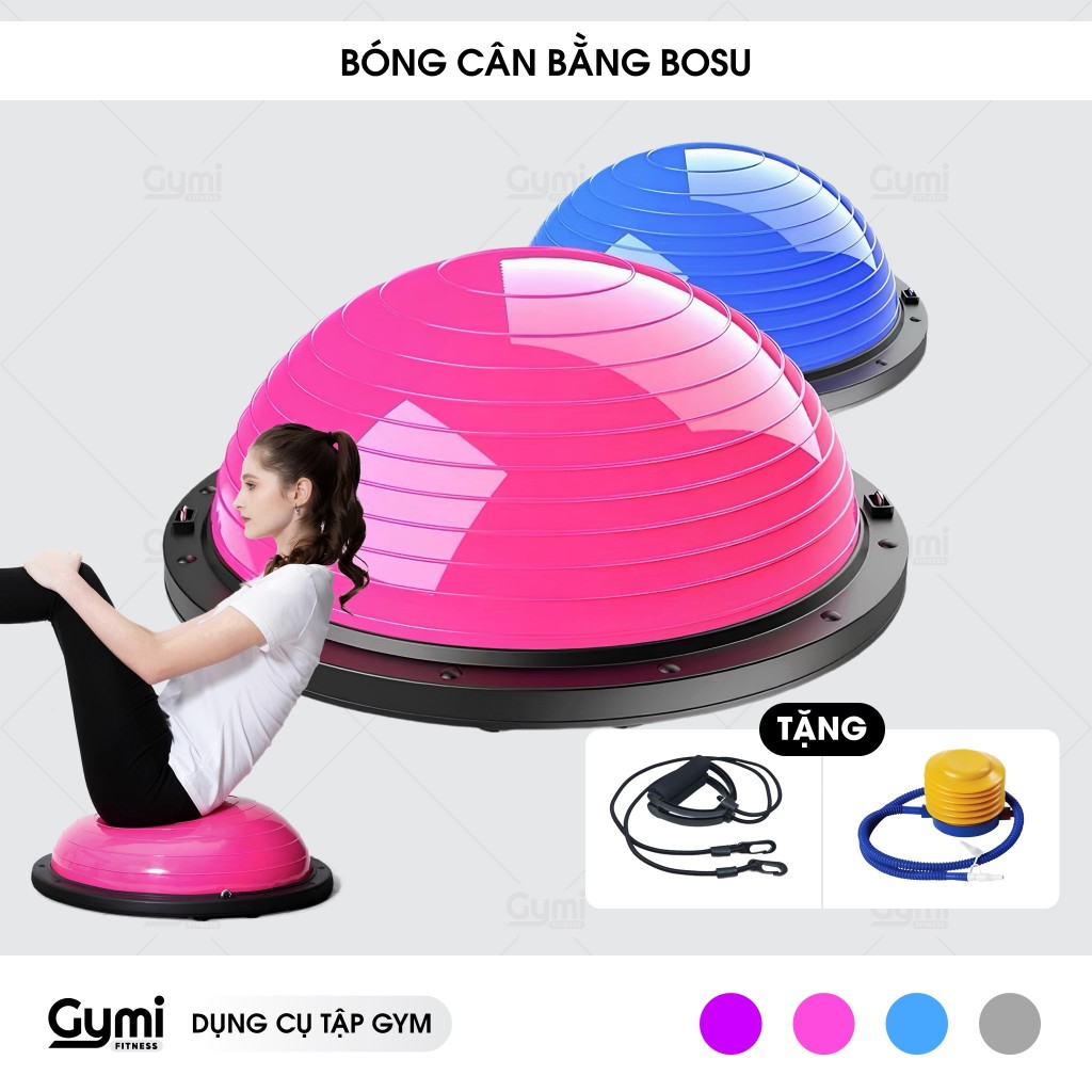 Premium BOSU Balance Ball [With Pump] - Yoga, Body Massage at Home ...