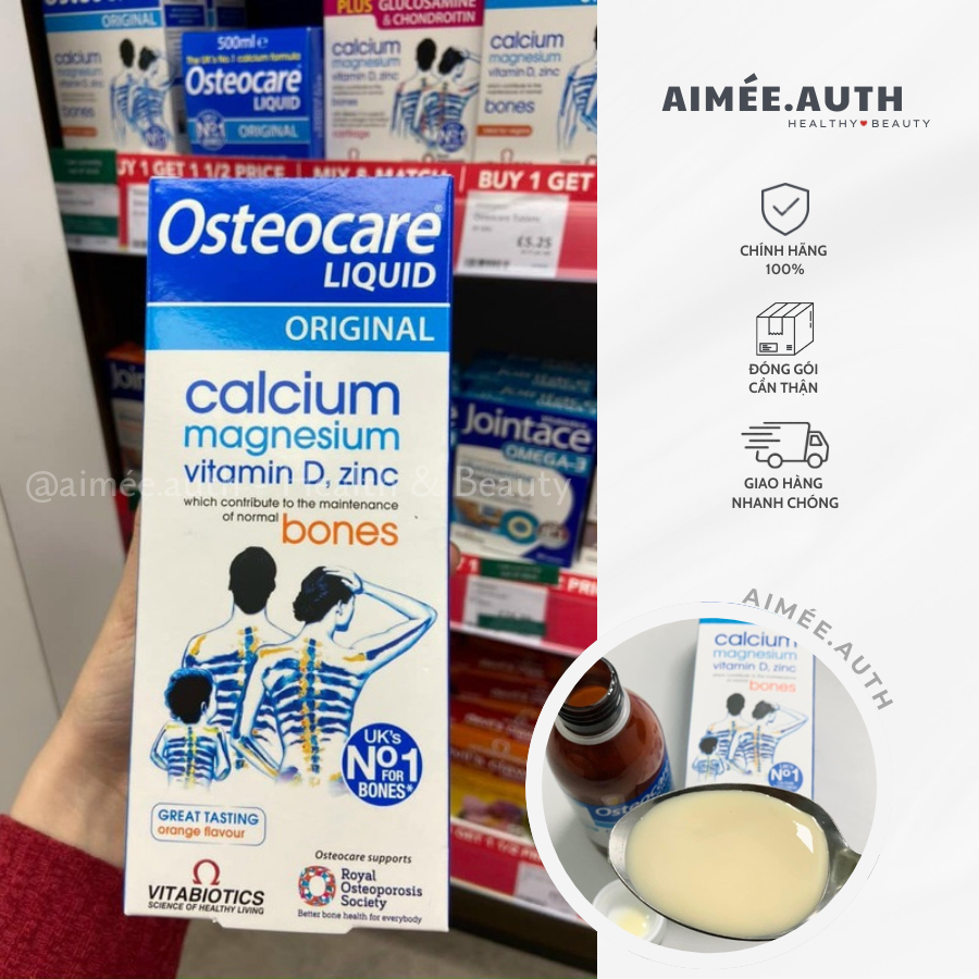 Osteocare Liquid Original Vitabiotics UK - Box Of 200ml [BILL] | Shopee Singapore