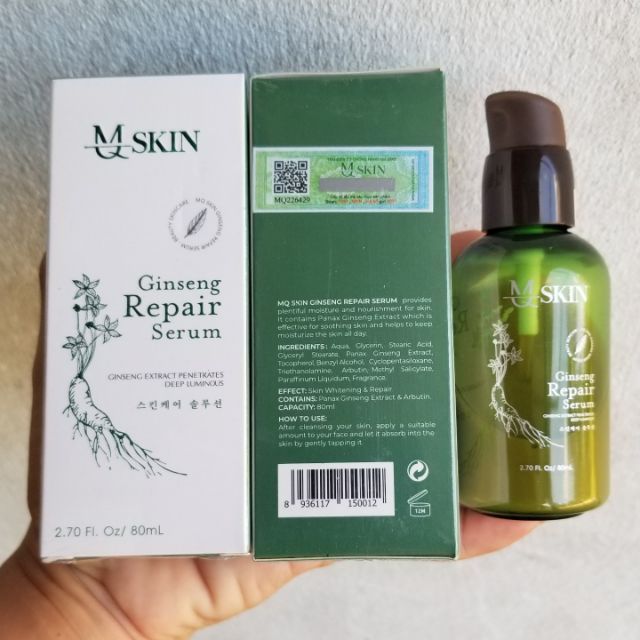 Mqskin ginseng Skin regeneration Serum - Golden ginseng regeneration ...