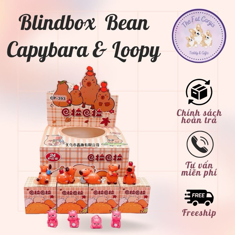 (1 Box of 1) Blindbox blind box Capybara Loopy model gift decoration ...