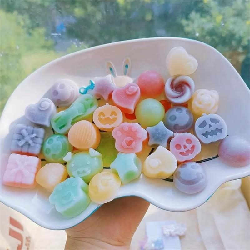 [Super Kute] 100g Beeswax candy filled with syrup/fruit wax candy with ...