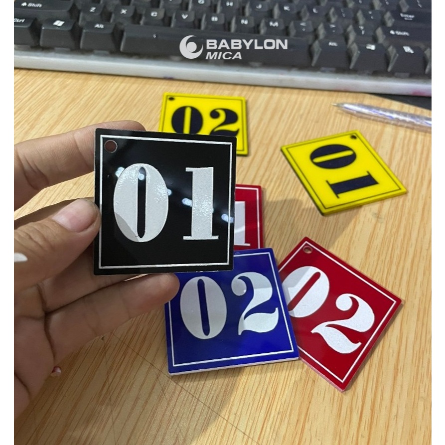 Car Parking Card, Cabinet Number, Room Card, Mica Keychains, 10-Year ...