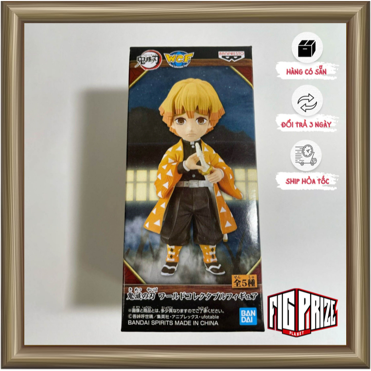 Zenitsu Agatsuma Kimetsu no Yaiba Model - WCF BANDAI NAMCO | Shopee ...