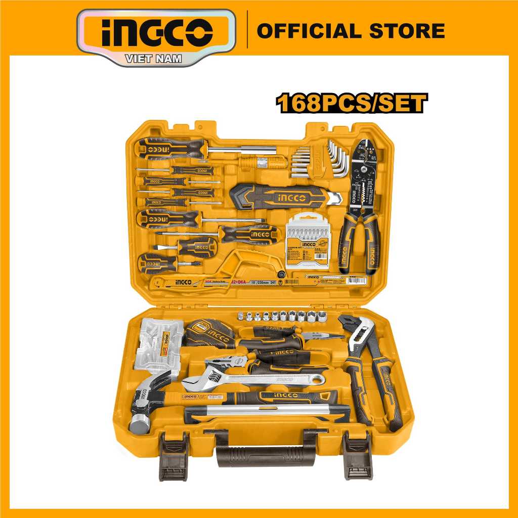 INGCO HKTHP21681 premium 168-piece tool set | Shopee Singapore