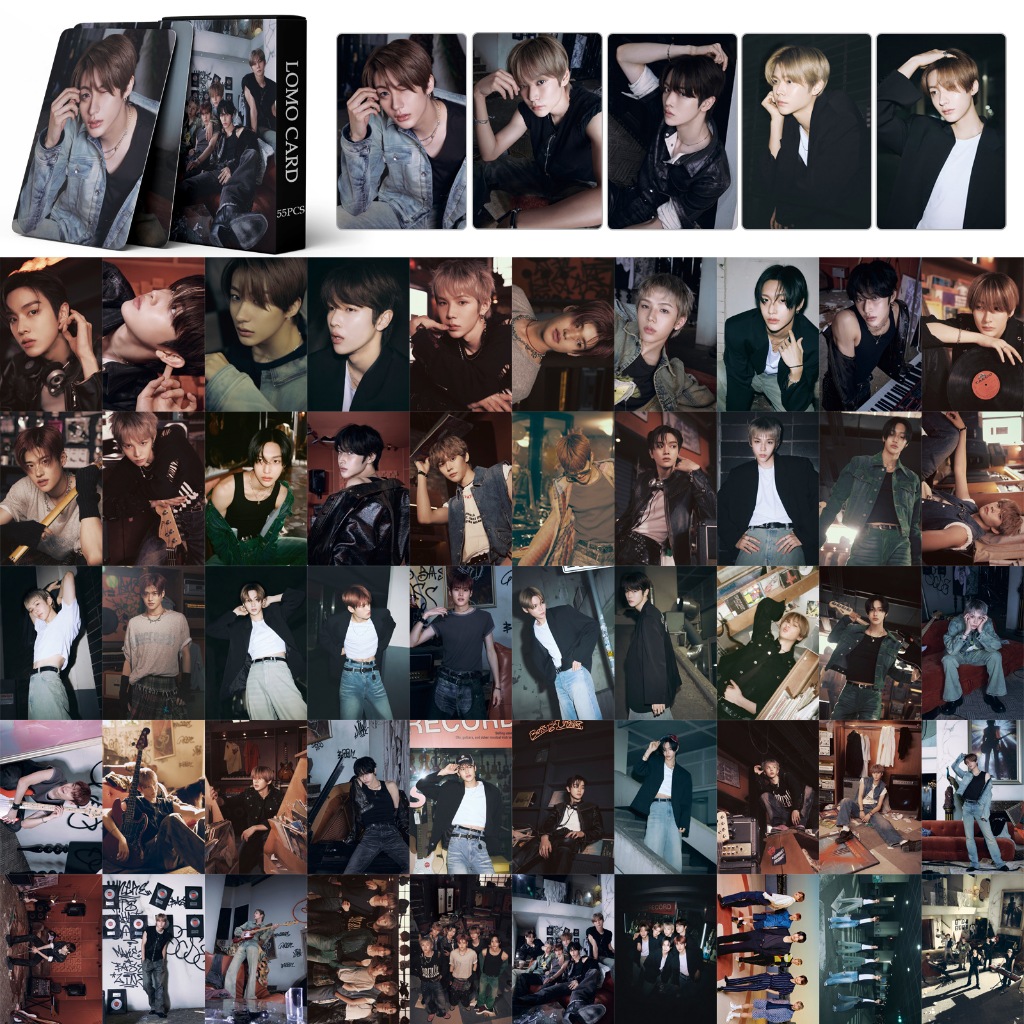 Set of 55 lomo cards RIIZE - Boom Boom Bass 2024 | Shopee Singapore