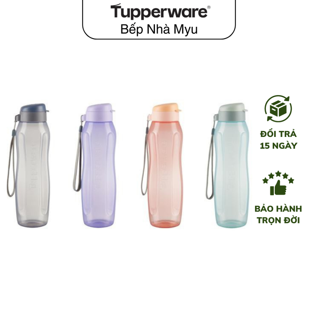 Tupperware Eco Bottle Gen II 1L Water Bottle - Virgin Plastic ...
