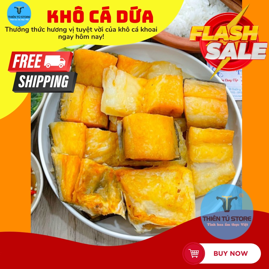 Thien Tu Store Can Gio 3-sun dried pineapple fish, boneless fillet 1kg ...