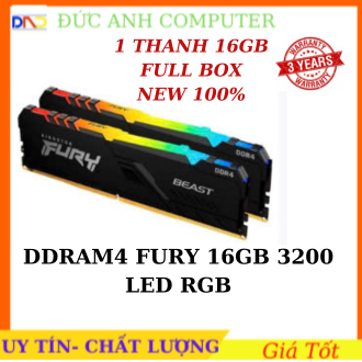 Kingston Fury Beast Led Rgb 16gb Busss 3200 New (1 Bar 16gb) | Shopee ...