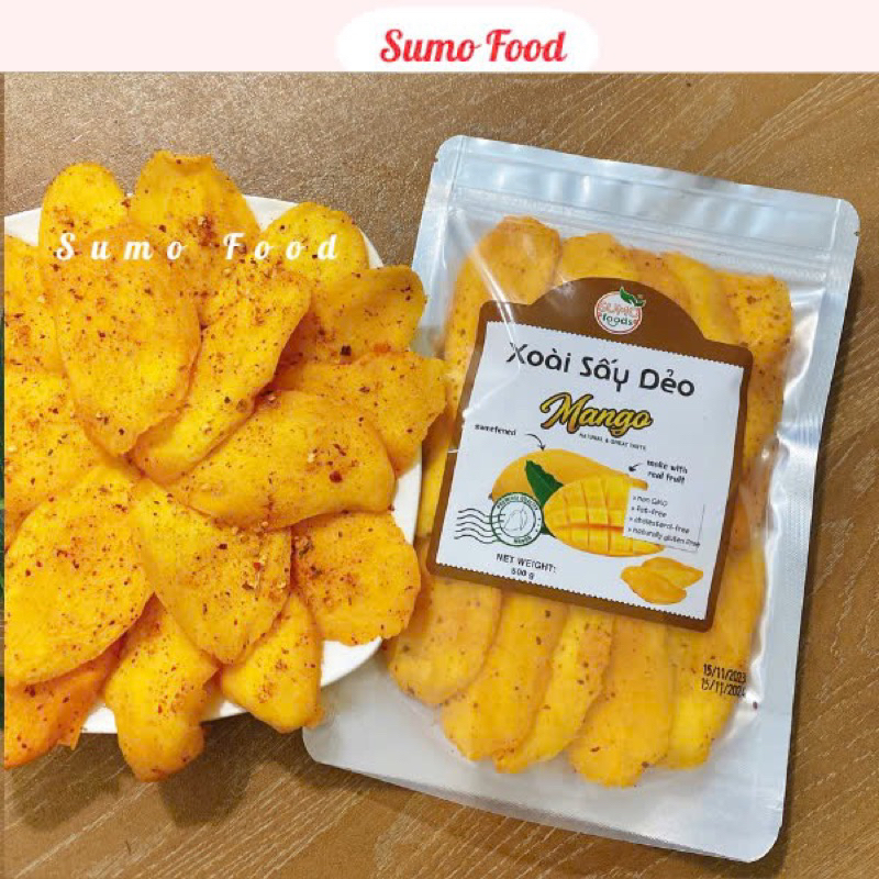 (NEW) Whole Pieces of Dried Mango with Salt and Chili 500g, Special ...