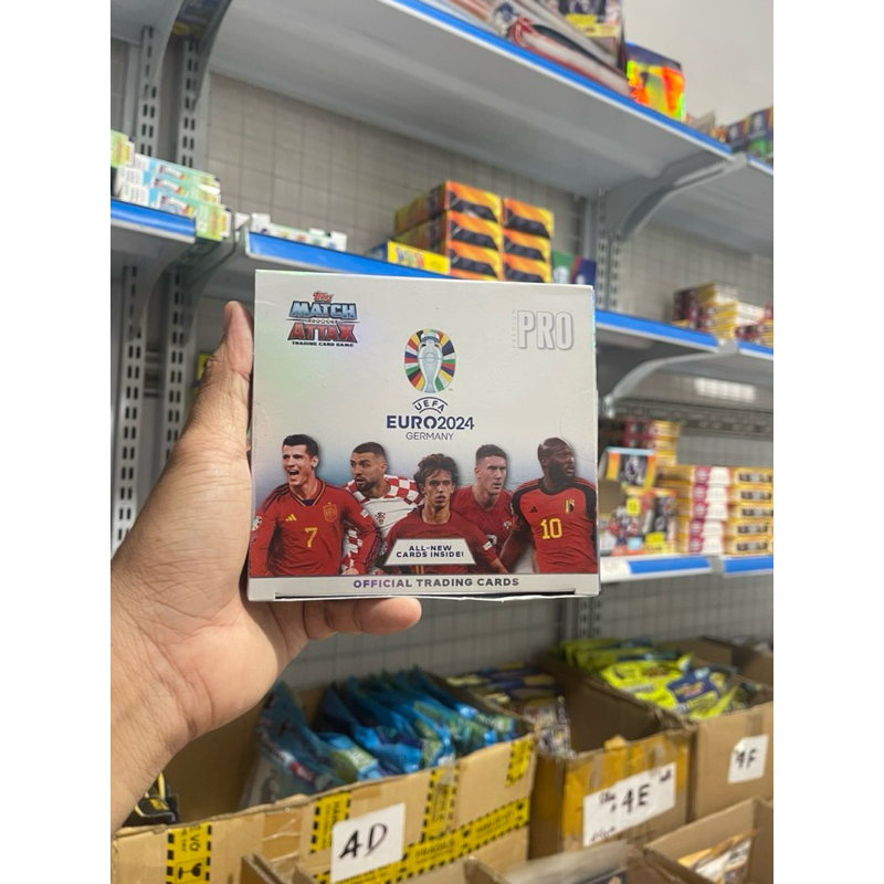 [Full Permium Pro Box] Match Attax UEFA Euro 2024 Permium Pro Box (100 ...