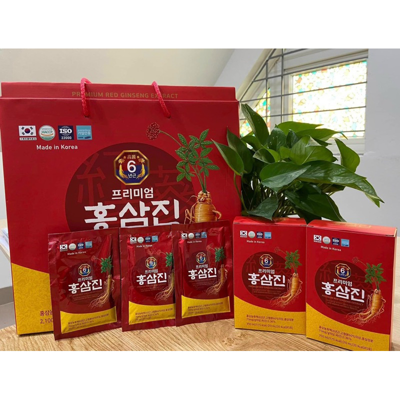 Genuine 6-year-old Korean ginseng (box of 30 packs) | Shopee Singapore