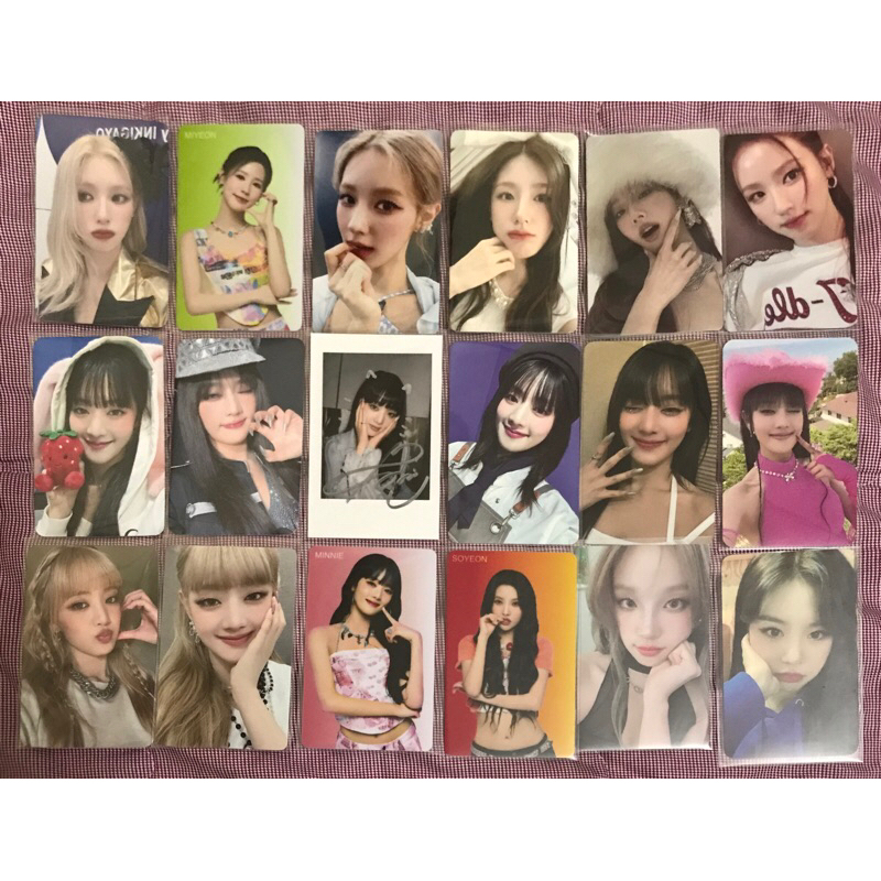 Genuine OFF (G)I-DLE GIDLE CORNERED PHOTO CARD I SWAY 2 I LOVE | Shopee ...