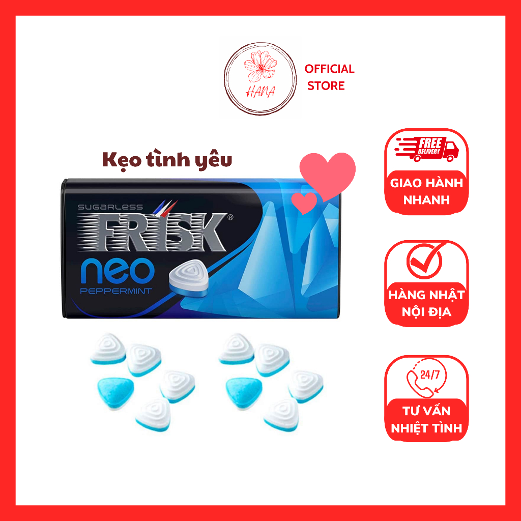 Japanese Frisk Neo Peppermint Lozenges (50 tablets) | Shopee Singapore