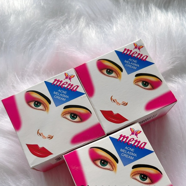 Mena premium mixed skin whitening cream 5g | Shopee Singapore