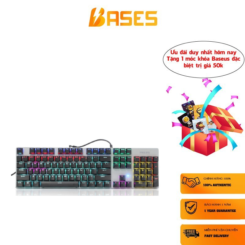 Philips G404 mechanical keyboard | Shopee Singapore