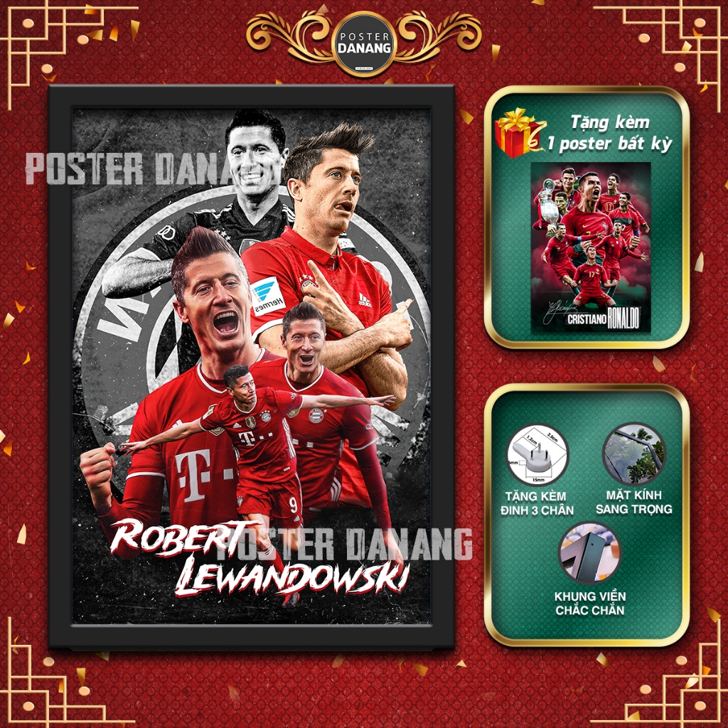 Robert Lewandowski POSTER - FOOTBALL POSTER - Robert Lewandowski WALL ...