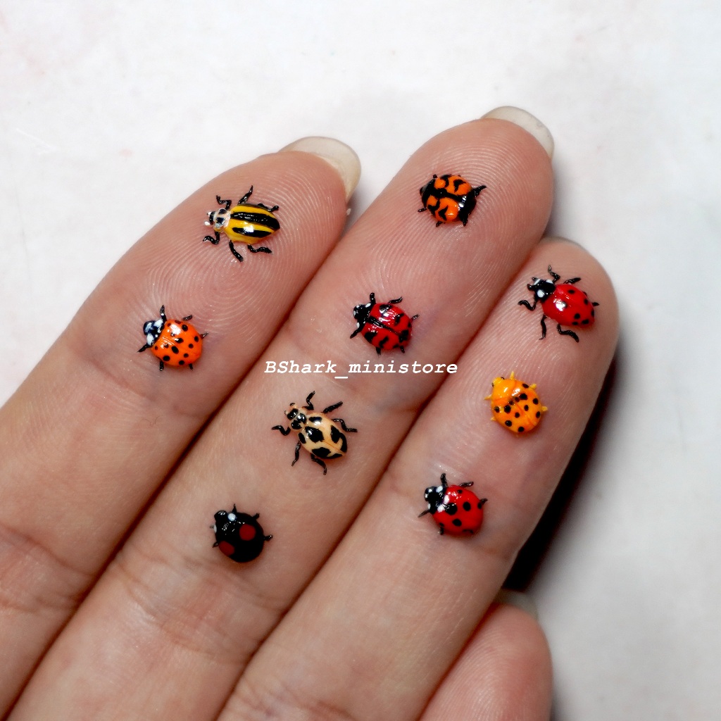 Ladybug MODEL made of real size Thai clay, 1:1 scale | Shopee Singapore