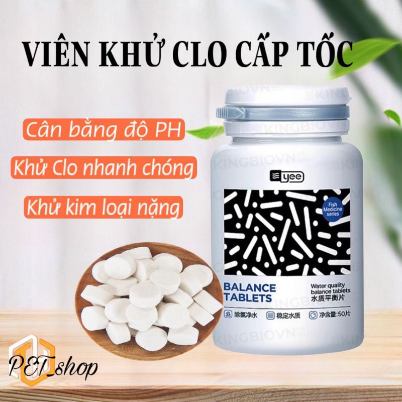 [Yee] 1 Rapid Dechlorination Tablet helps treat new water for aquariums ...