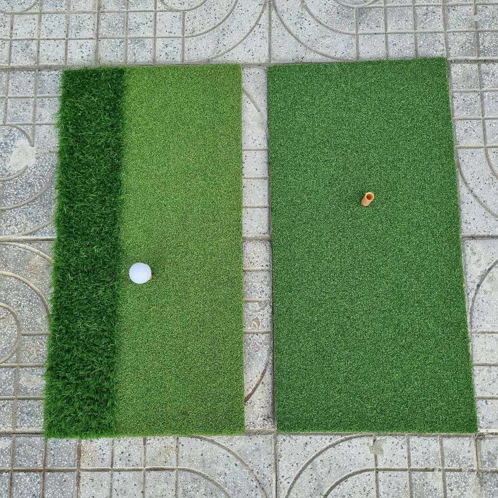 Mini 2D Golf swing practice mat [40cm x80cm]: 15mm EVA rubber sole ...