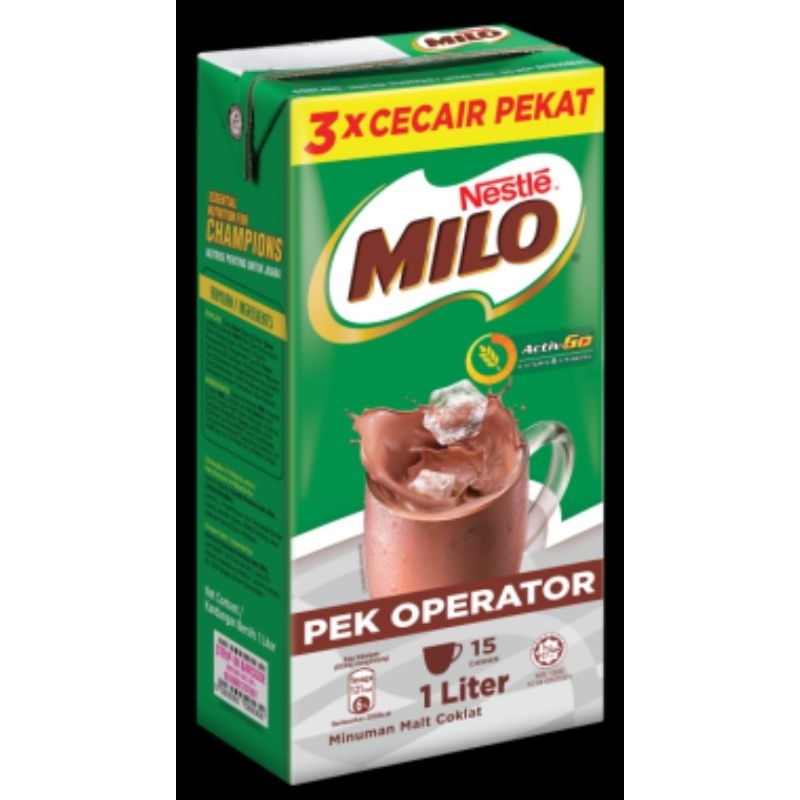 Milo concentrate 1 liter mixed with milo beam (milo sauce) | Shopee ...