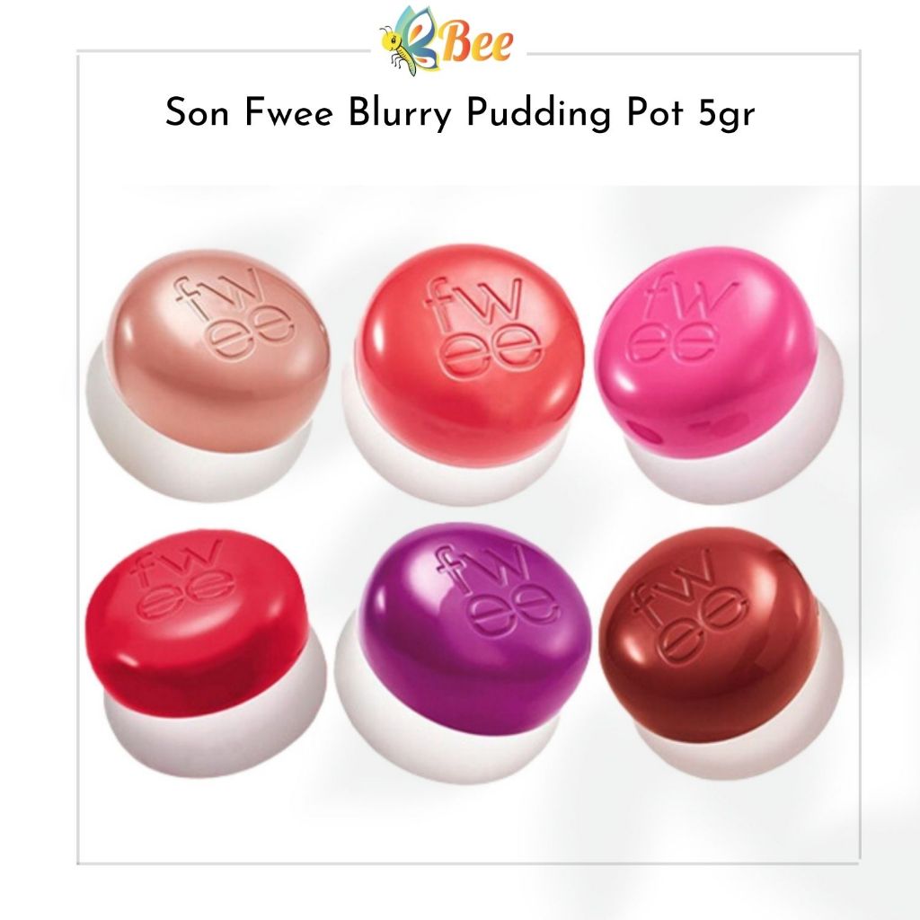 (Extract) Fwee Lip Mud Lipstick & Cheek Blurry Pudding Pot | Shopee Singapore