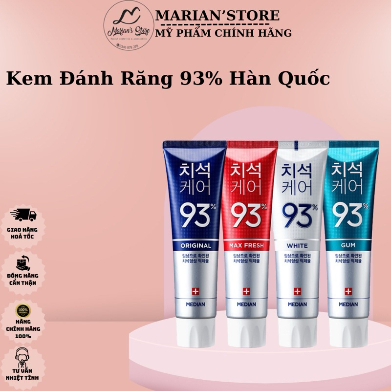 [GENUINE] Korean tooth whitening toothpaste MEDIAN DENTAL IQ 93% ...