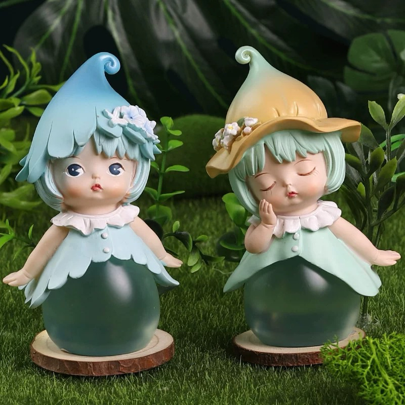 Cute firefly princess plaster statue J97(14-15cm) | Shopee Singapore