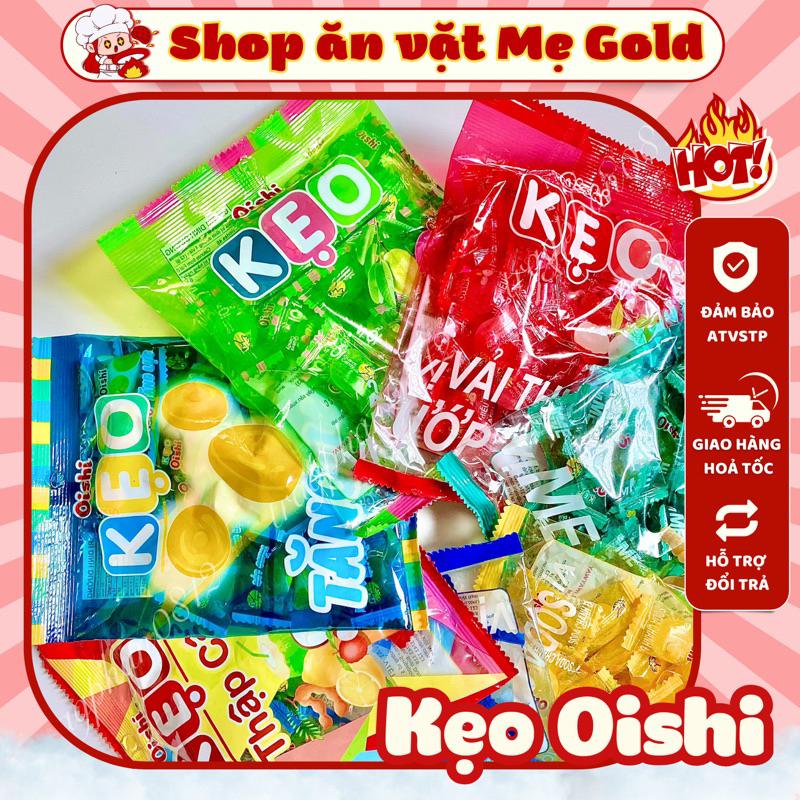 Oishi candy, hard candy of all flavors (90g pack) | Shopee Singapore