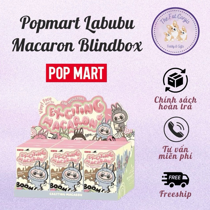 (GENUINE Fullset) Blindbox Popmart Labubu Macaron The Monsters complete ...