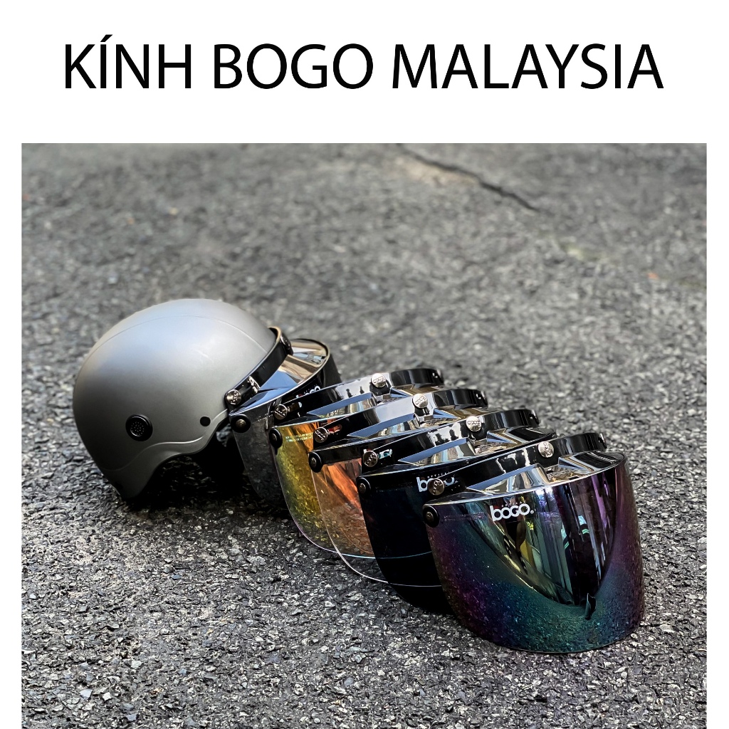 FLAT ROYAL GLASSES AND BOGO GLASSES WITH 3/4 HELMET and 1/2 half helmet ...