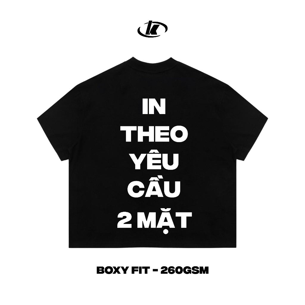 Boxy Printed On Request - Print Anything - BOXY 260GSM | Shopee Singapore