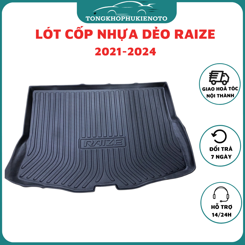 Plastic Trunk Liner for Toyota Raize 2021 2022 2023 2024 - Odorless ...