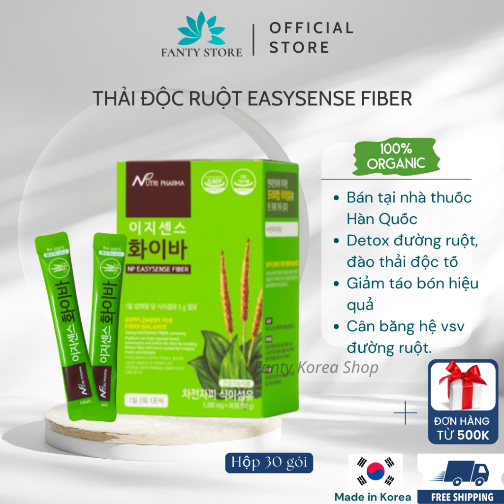 Easysense FIBER Nutri Pharma Korea Detox - Reduce Constipation, Balance ...