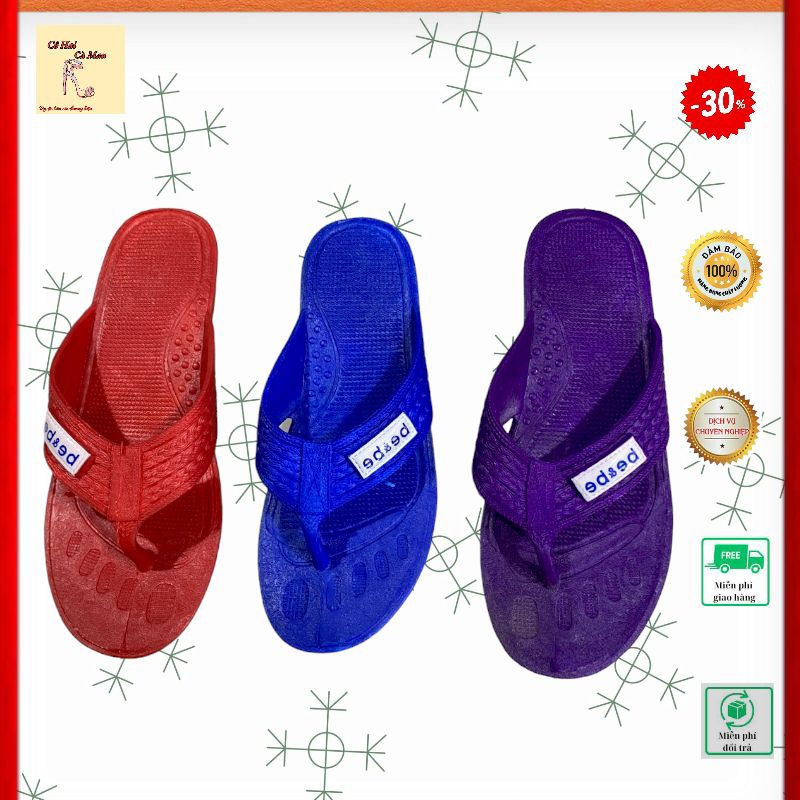 Thai Hoa plastic flip-flops for women and the elderly are safe to avoid ...