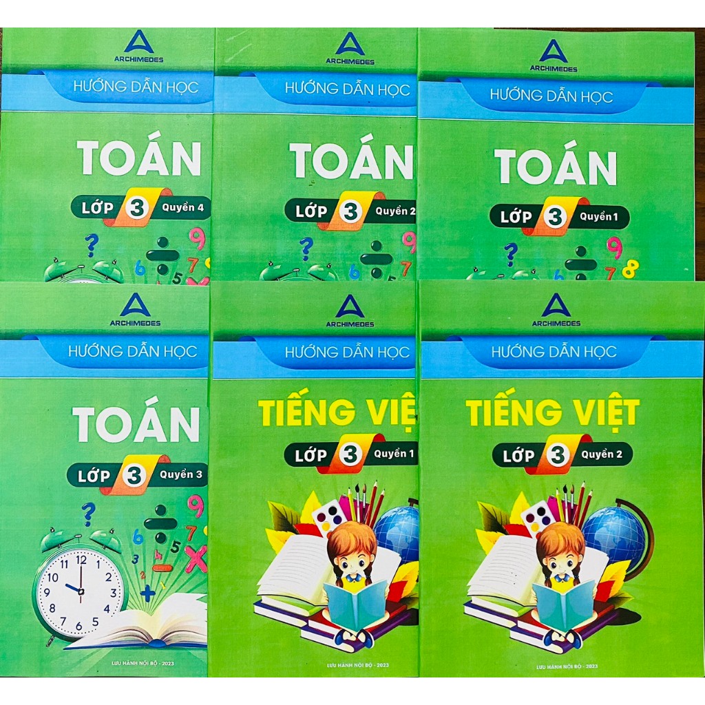 Books - Grade 3 - 3 Archimedes Math and Vietnamese learning guides ...