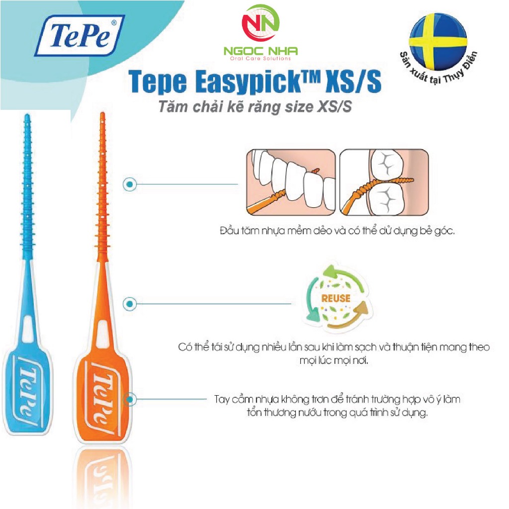 Tepe EasyPick Interdental Toothpicks (12 pieces) | Shopee Singapore
