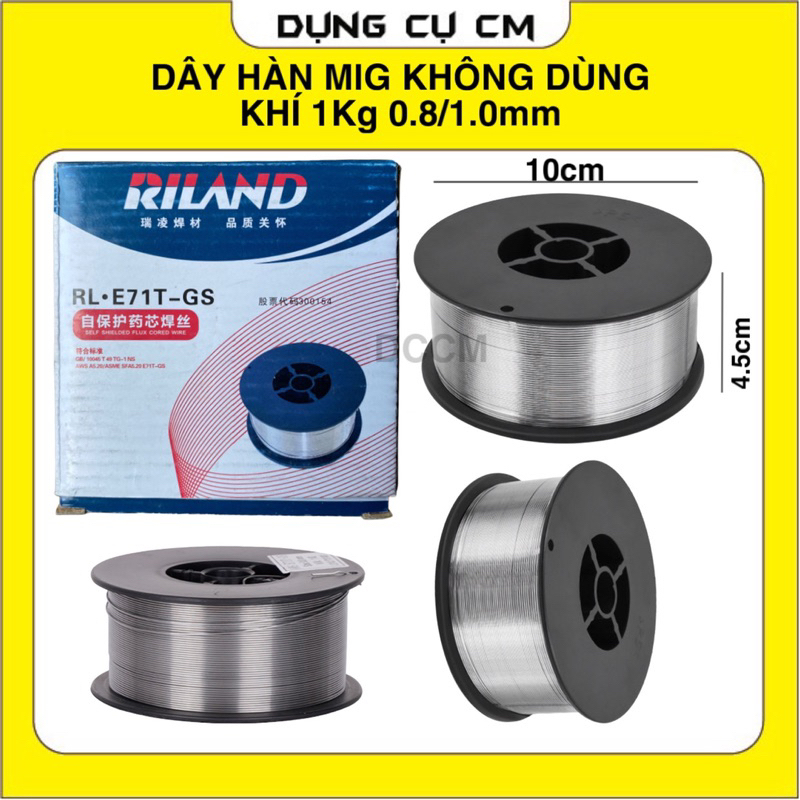 Riland RL.E71T-GS Flux Core Gasless Mig Welding Wire 1Kg Welding Wire Wire Wire Wire Size 0.8mm ...
