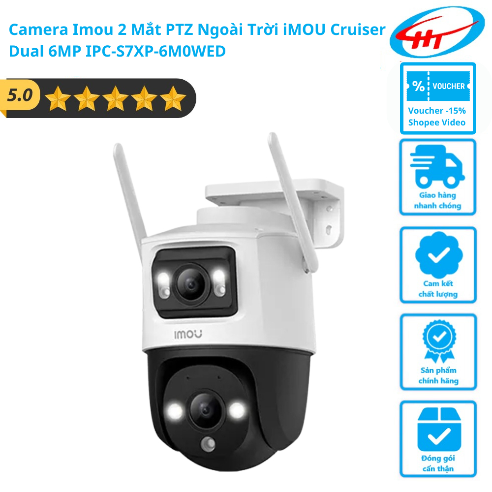IMOU Cruiser Dual 6MP Outdoor PTZ iMOU Camera IPC-S7XP-6M0WED - Genuine ...