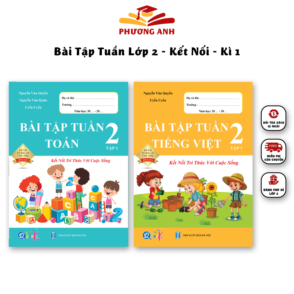 TRI Book - WEEKLY EXERCISES Math and Vietnamese for grade 2 - KNOWLEDGE ...