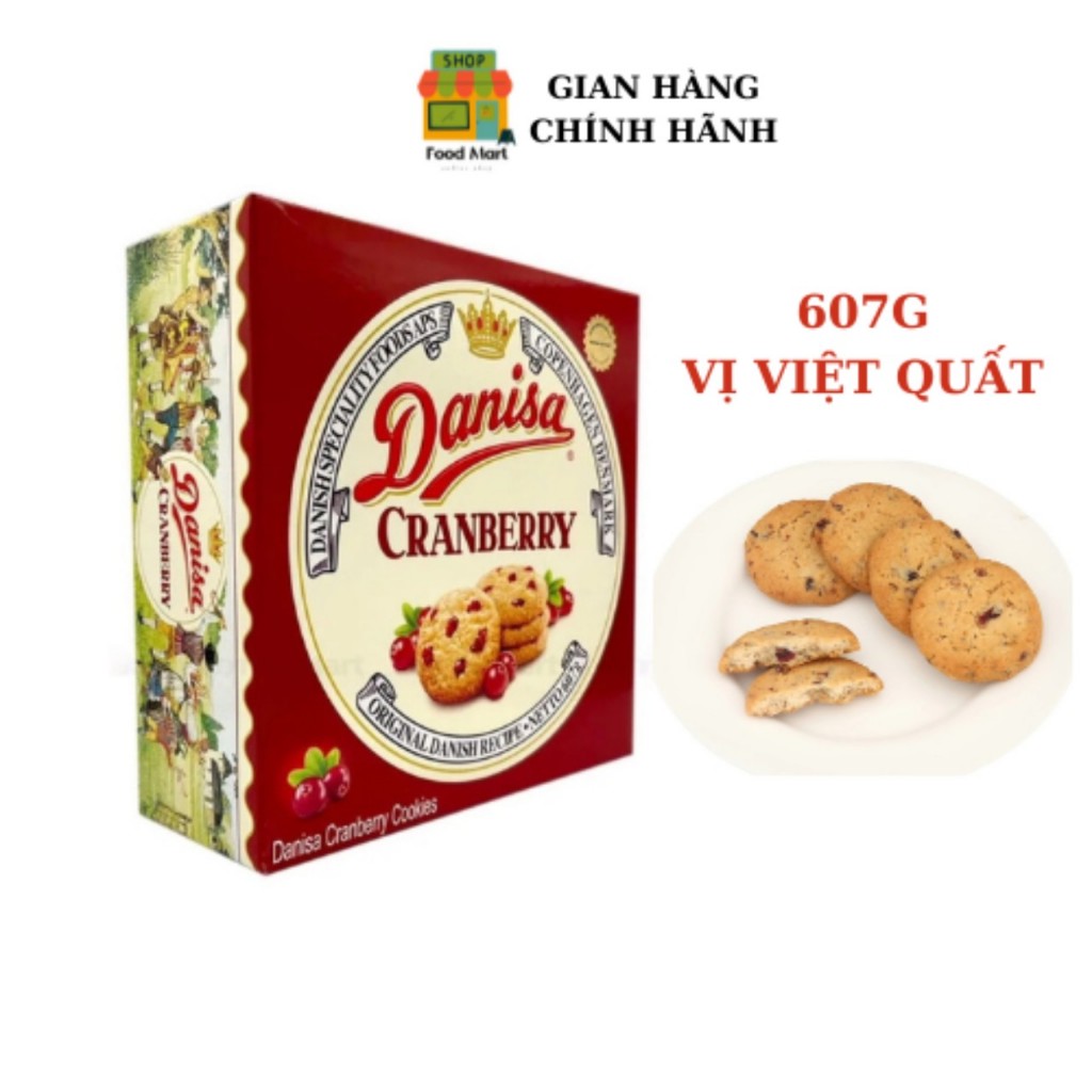 Danisa Blueberry Butter Cookies {607g Box + Paper Bag} | Shopee Singapore