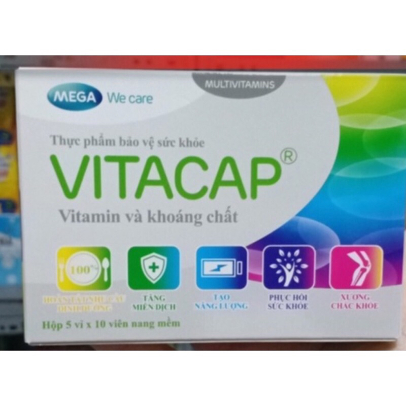 Vitacap vitamin and mineral supplement box of 50 tablets | Shopee Singapore