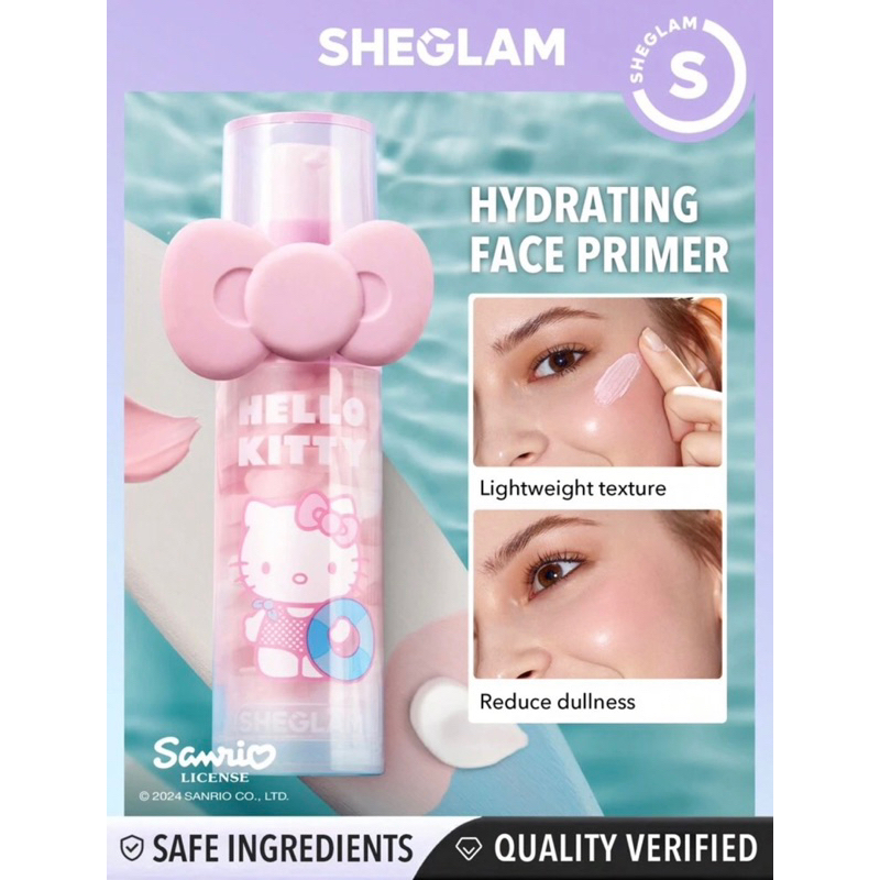 Sheglam Hello Kitty Primer Moisturizing Tone Lifting Non-sticky ...