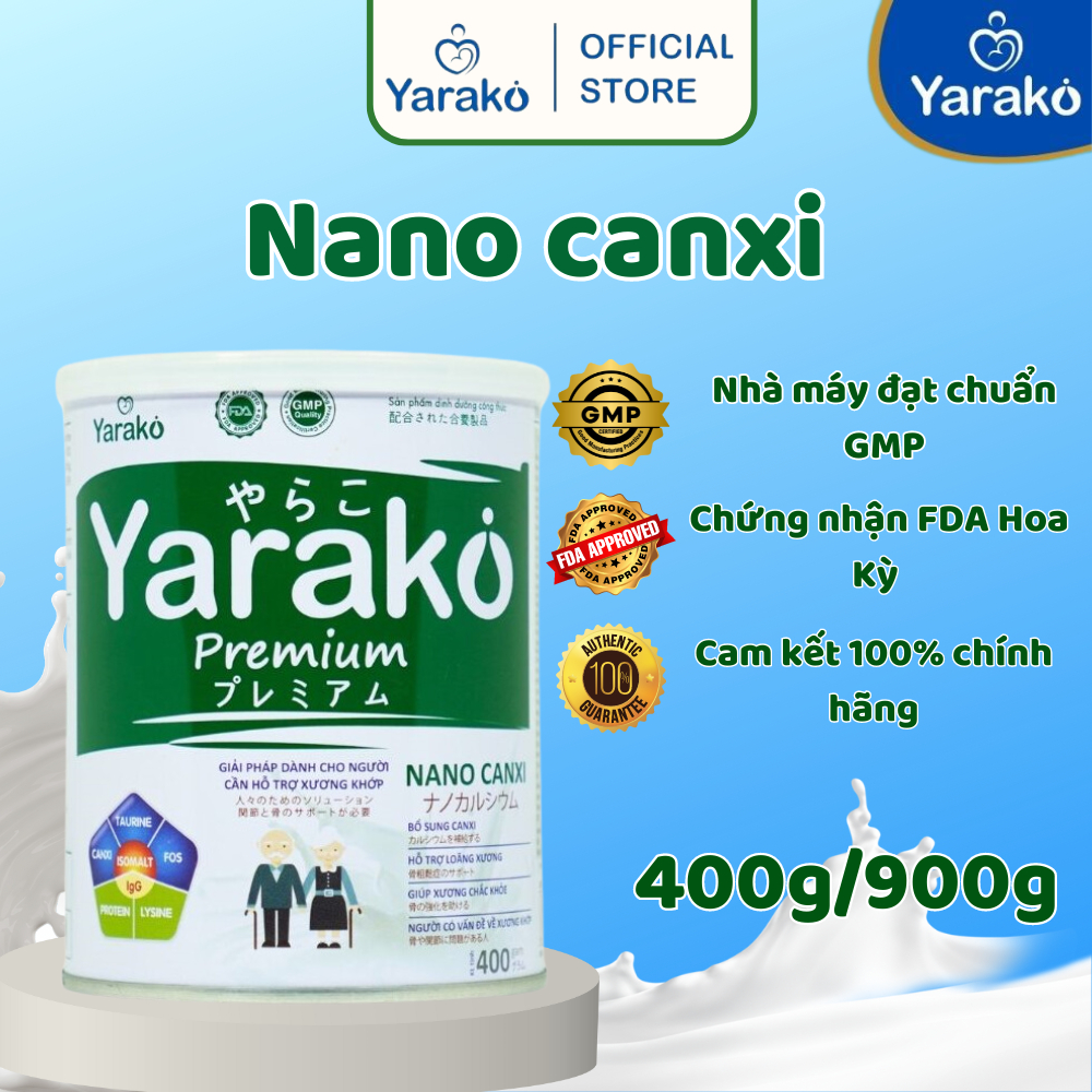 Yarako PREMIUM NANO CALCIUM Milk for the Elderly Nutritional Solution ...