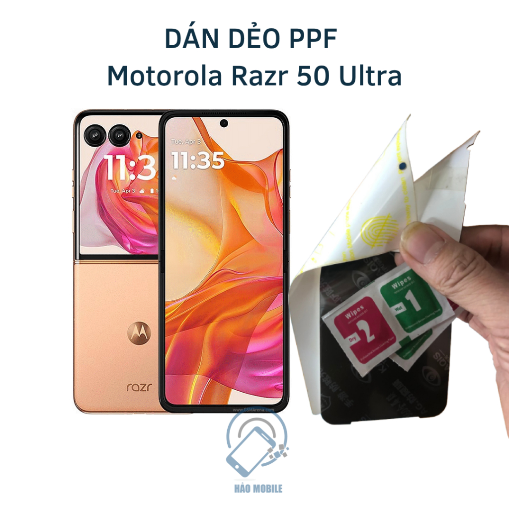 Ppf Flexible Sticker For Motorola Razr 50 Ultra (Transparent And Anti ...