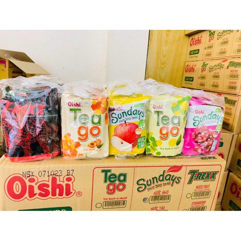 Bag of 10 packs of Oishi tea (all flavors) | Shopee Singapore